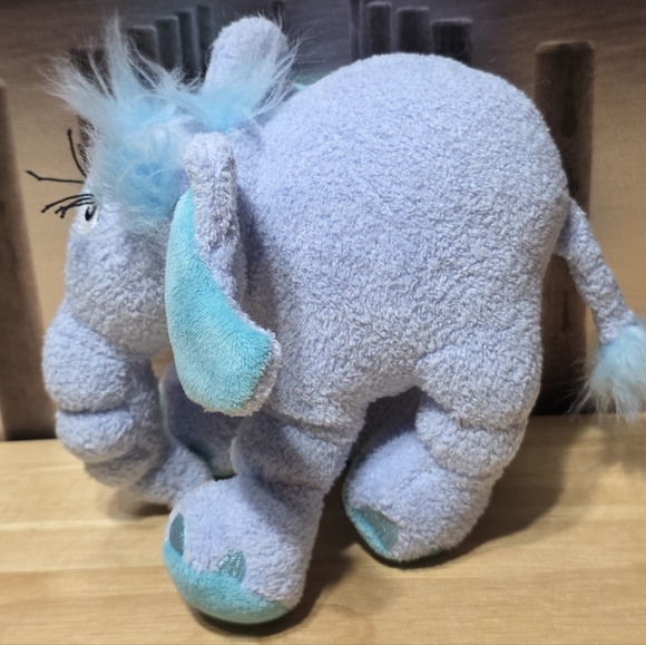Dr. Seuss | Toys | Dr Seuss Horton Hears Blue Elephant Manhattan Plush ...